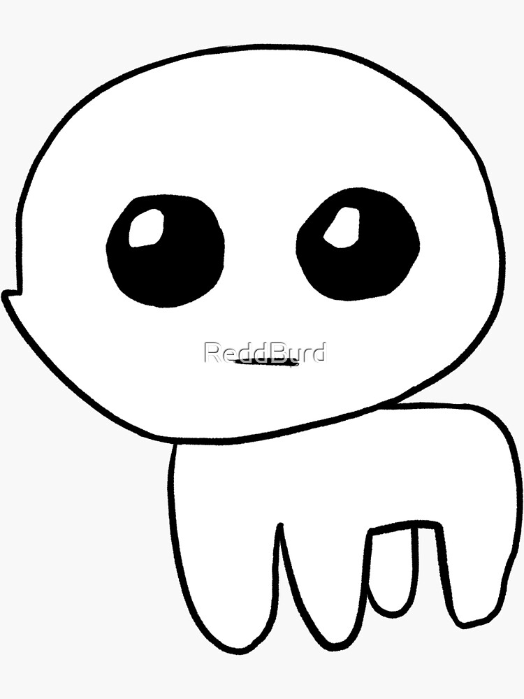 "TBH / Yippee Meme Creature" Sticker for Sale by ReddByrd | Redbubble