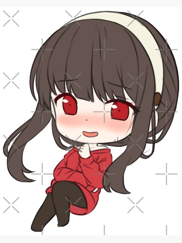 "Chibi Yor Forger" Poster for Sale by Hasmussen | Redbubble