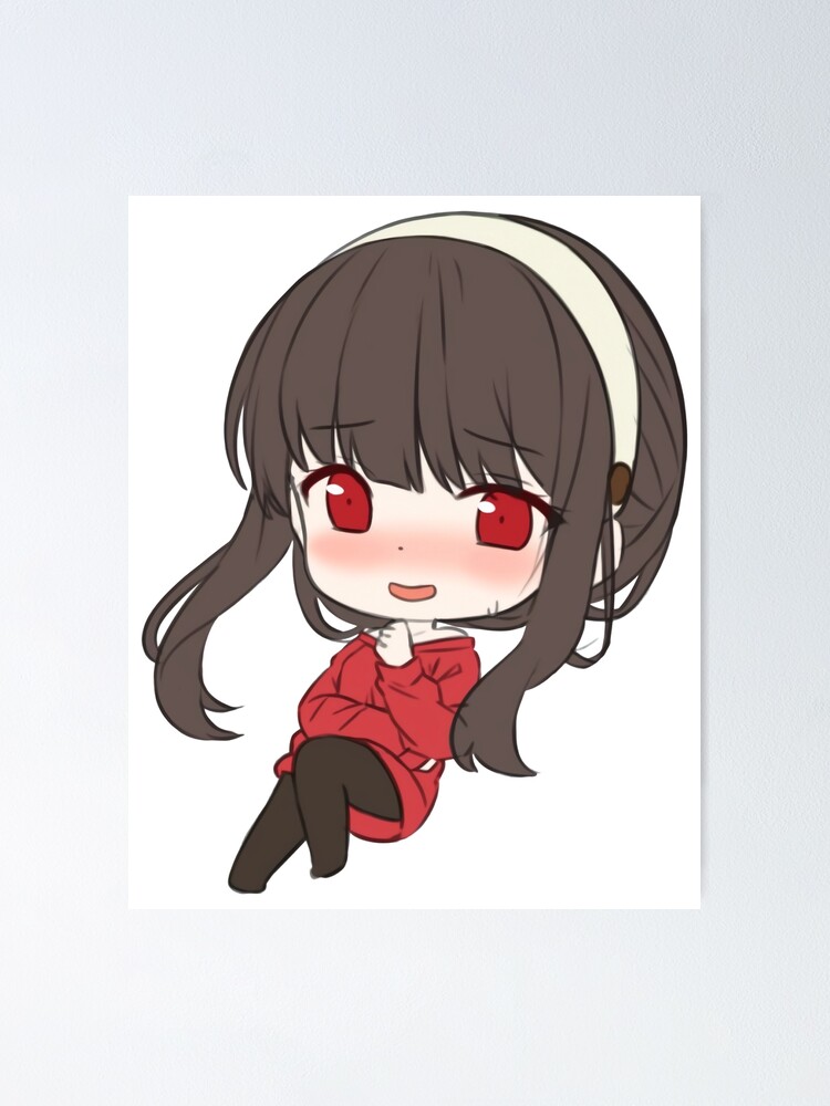 "Chibi Yor Forger" Poster for Sale by Hasmussen | Redbubble