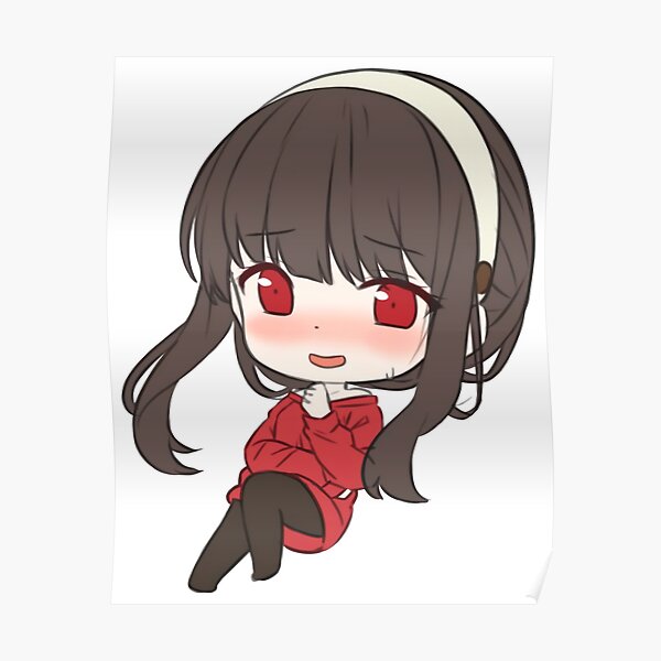 "Chibi Yor Forger" Poster for Sale by Hasmussen | Redbubble