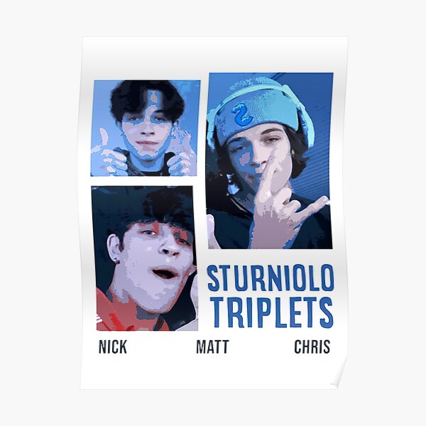 "Sturniolo Triplets Vintage" Poster for Sale by KaelynGraham | Redbubble