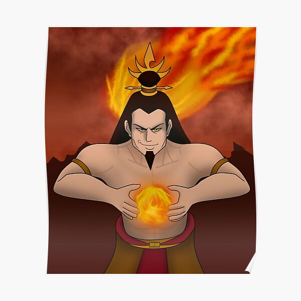 The Phoenix King Avatar The Last Airbender Poster For Sale By Umbrataberna Redbubble