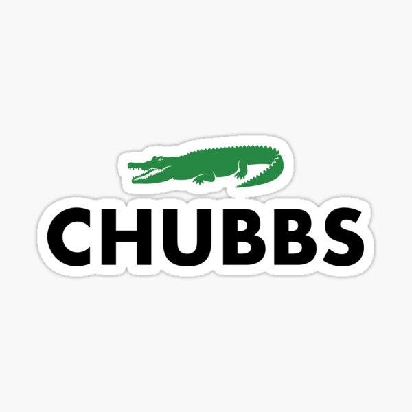 "CHUBBS" Sticker for Sale by Primotees | Redbubble