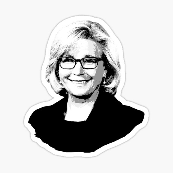 "Liz Cheney " Sticker for Sale by Tatianahoy | Redbubble