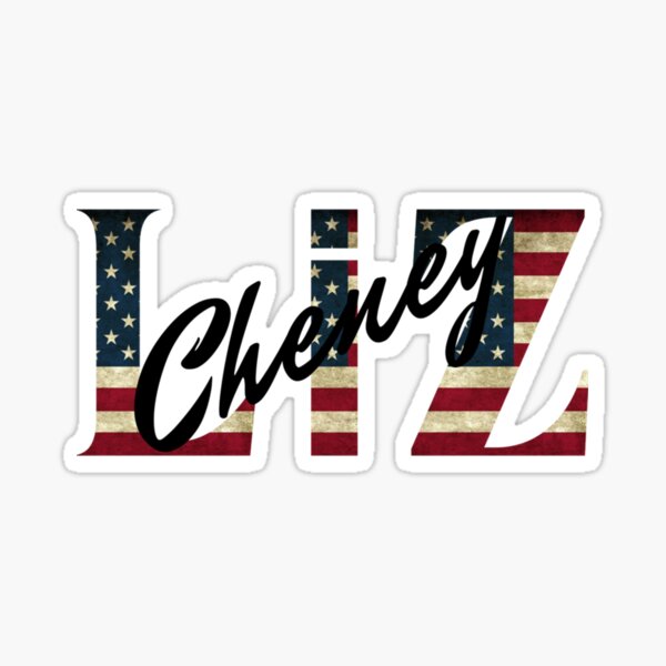 "LIZ CHENEY " Sticker for Sale by Tatianahoy | Redbubble
