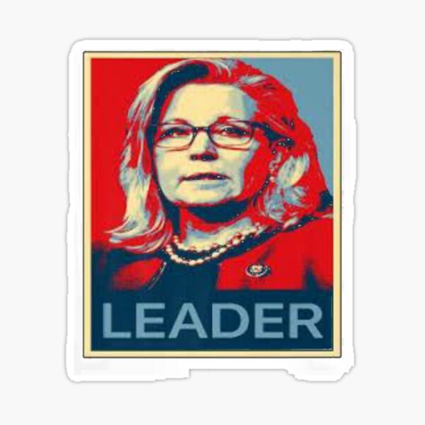 "Liz Cheney " Sticker for Sale by Tatianahoy | Redbubble