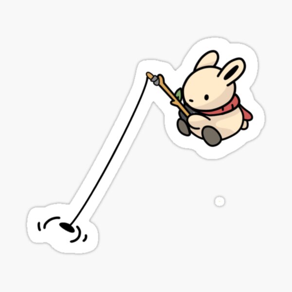 "tsuki’s odyssey " Sticker for Sale by Lucindas-Art07 | Redbubble