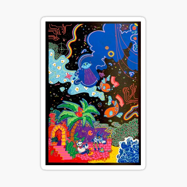 "Colorful Dream Adventure" Sticker for Sale by oop4g | Redbubble