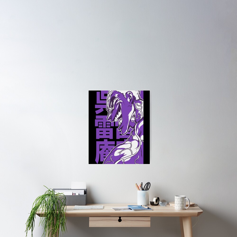 Raian Kure Removal Kengan Ashura Omega Manga Anime Poster For Sale By Natsurippe Redbubble