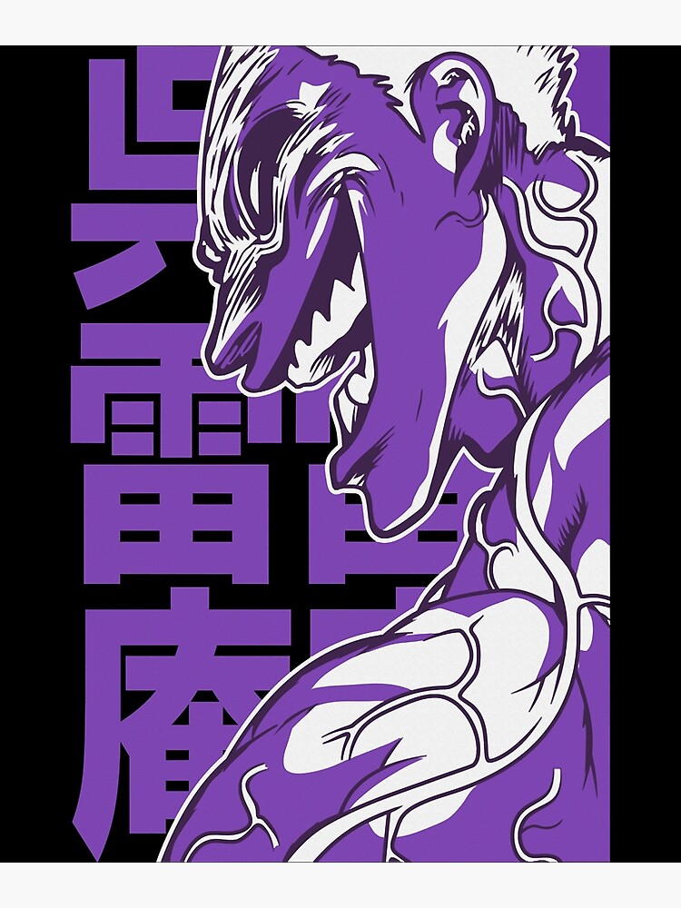 Raian Kure Removal Kengan Ashura Omega Manga Anime Poster For Sale By Natsurippe Redbubble