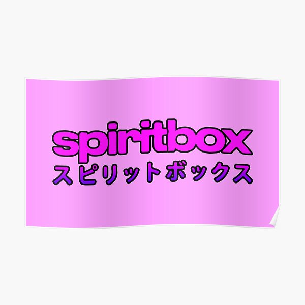 "Spiritbox Merch " Poster for Sale by SihnoXOnhis | Redbubble