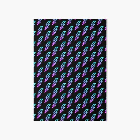 "Teal Purple Pink Lightning Bolt Neon Sign, Vaporwave , Synthwave ...