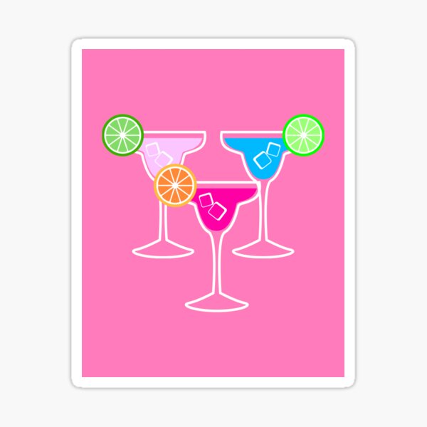 "Vibrant drinks" Sticker for Sale by mollsdesignss | Redbubble