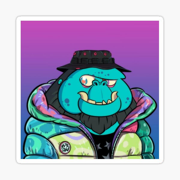 "Karafuru | Nfts | Museum Of Toys " Sticker for Sale by ByKarafuru ...