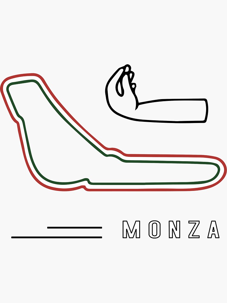 "Monza Italian Grand Prix" Sticker for Sale by MattheShop | Redbubble
