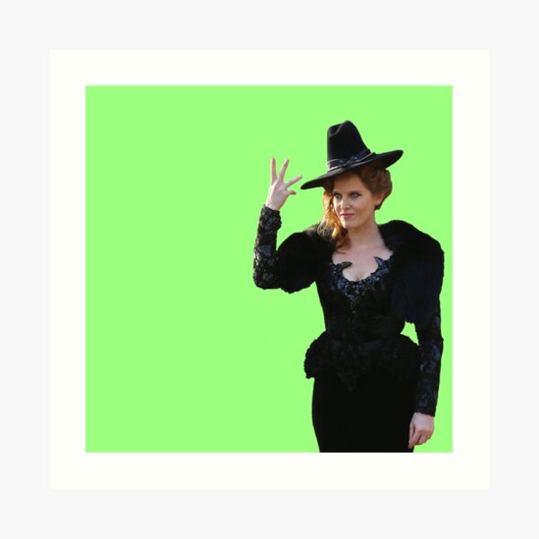 "Once upon a time Zelena Green" Art Print by swenqxeen | Redbubble