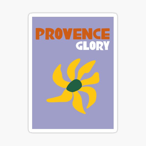 "Provence Glory" Sticker for Sale by lizziesumner | Redbubble