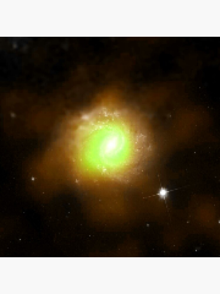 "16-Bit Pixel Art Galaxy IC 3639 Yellow Version by Ancient Teknologi ...