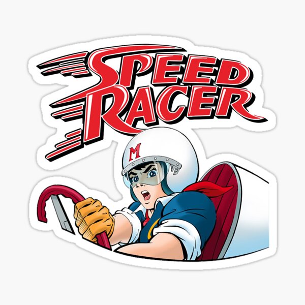 "Speed Racer " Sticker for Sale by RayvionJ | Redbubble