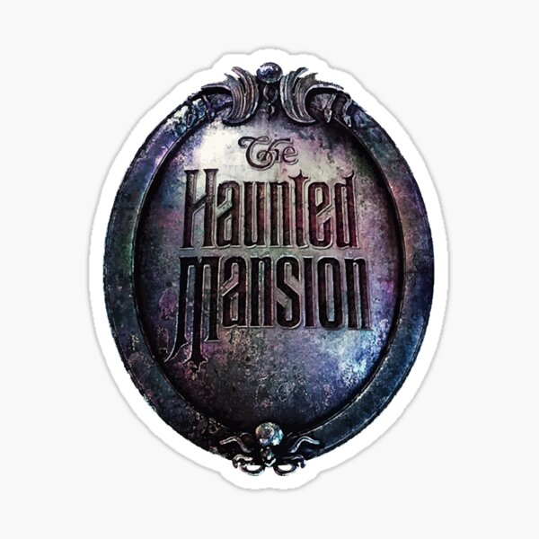 "Spooky Haunted Mansion" Sticker for Sale by Familyouting104 | Redbubble
