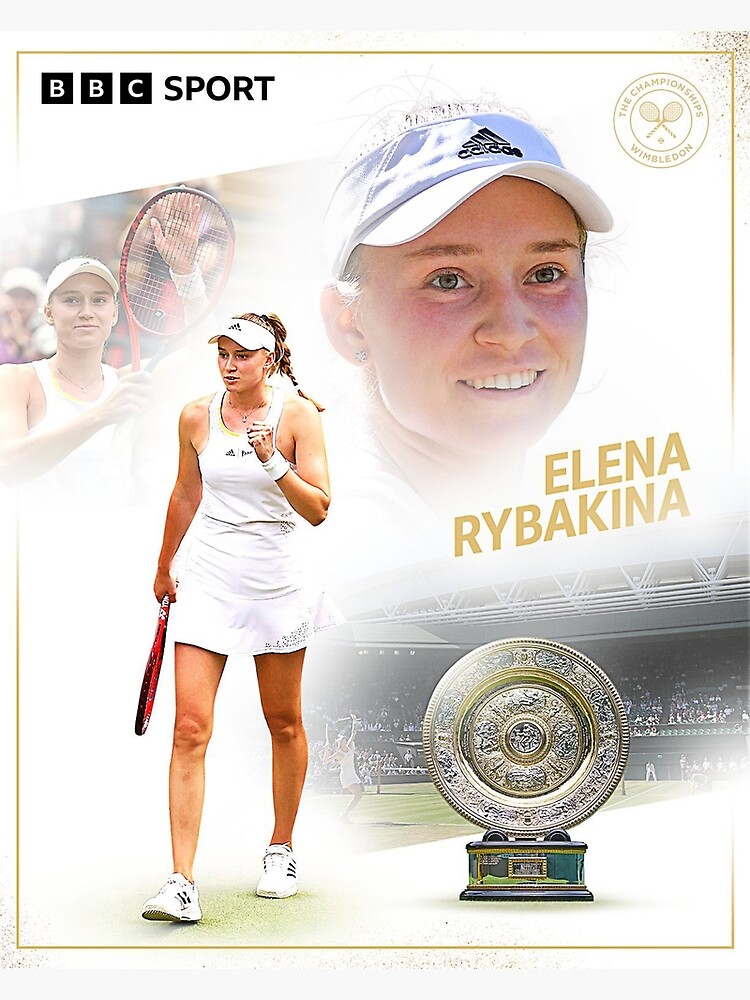 "Elena Rybakina" Poster for Sale by evangelinerea | Redbubble