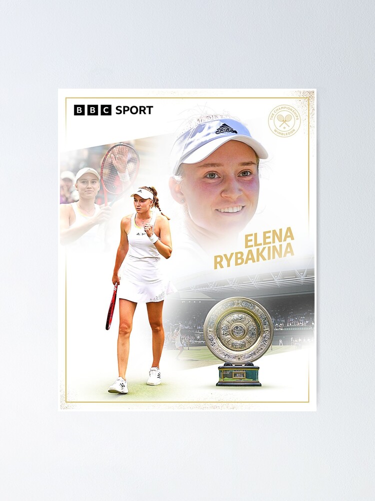 "Elena Rybakina" Poster for Sale by evangelinerea | Redbubble