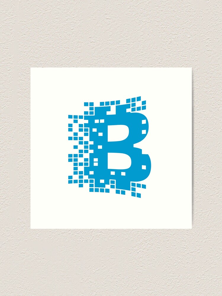 "blockchain logo" Art Print by yourgeekside | Redbubble