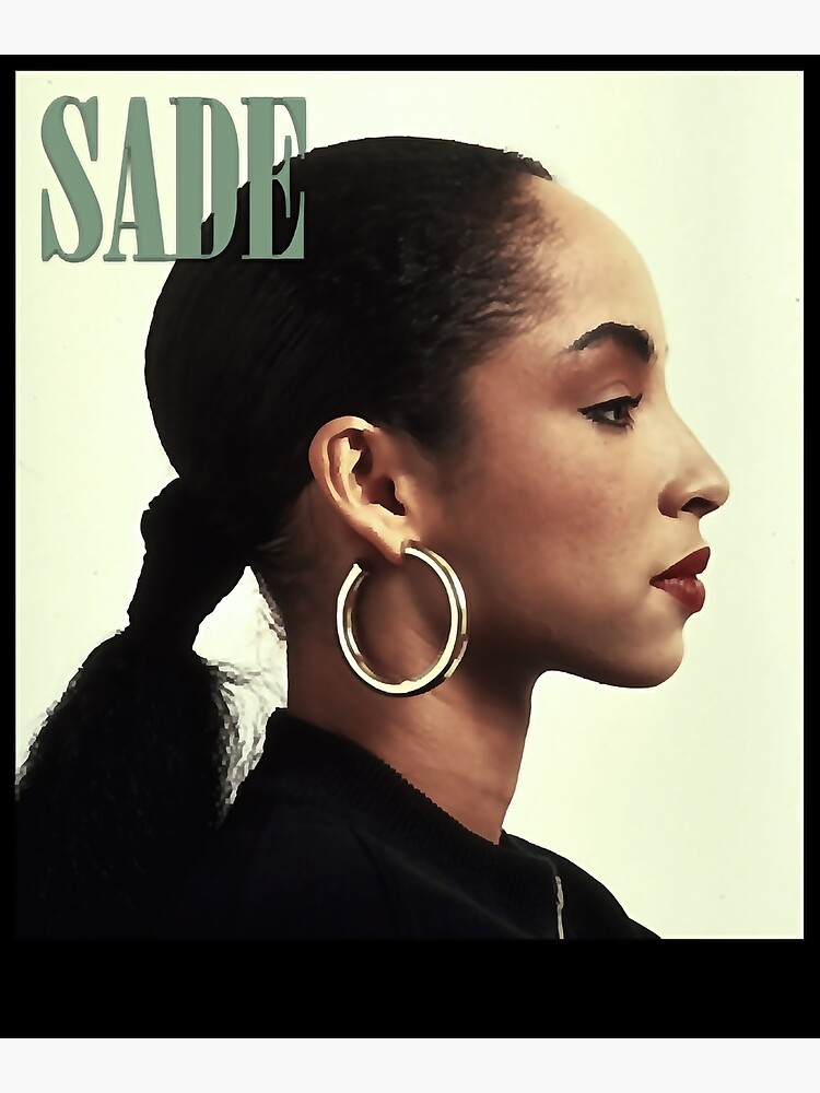 "Sade Side Profile Long " Art Print for Sale by grzybzakp | Redbubble