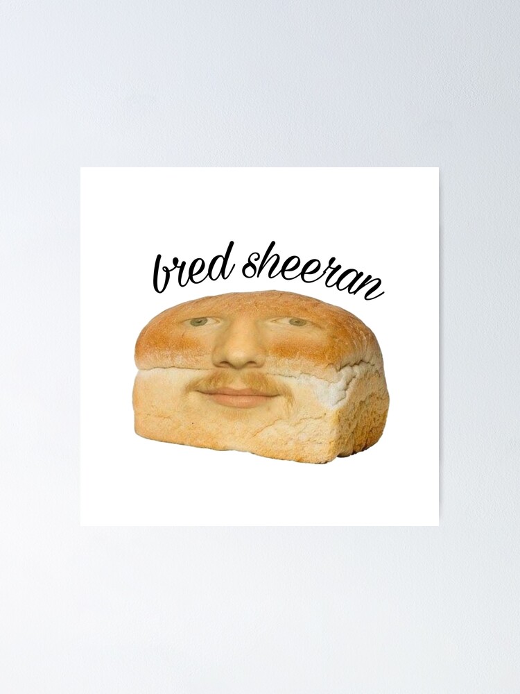 "Bred Sheeran" Poster for Sale by Goldmemes | Redbubble