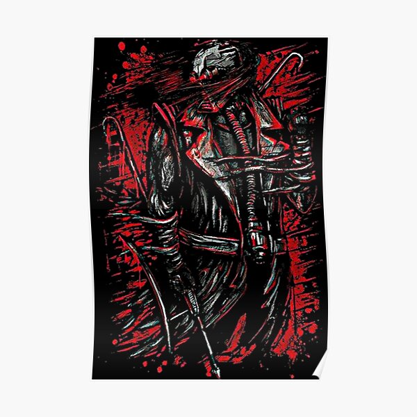 "Mortal Kombat Kabal Bloody Shadow " Poster for Sale by PollyFerman ...