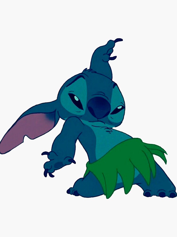 "Stitch dancing" Sticker for Sale by archutsoron | Redbubble