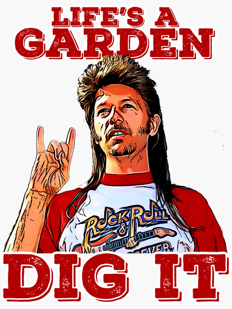 "joe dirt " Sticker for Sale by SerzaClo | Redbubble