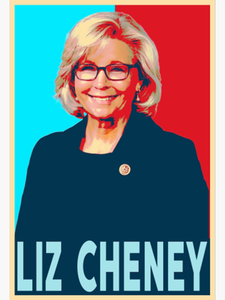"Liz Cheney " Sticker for Sale by joylynnhinto | Redbubble