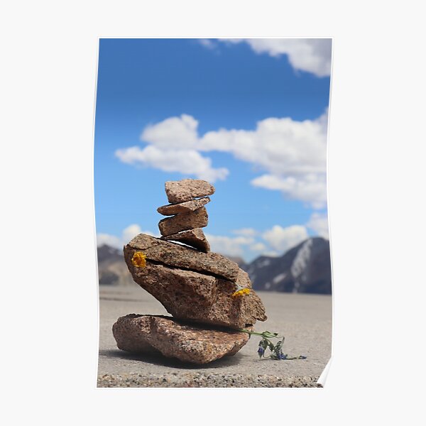 "Carin Rock Pile in Mountains" Poster for Sale by GremlinGalArt | Redbubble