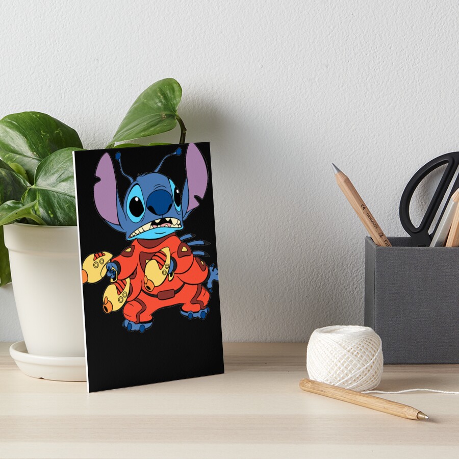"Stitch with Guns" Art Board Print for Sale by archutsoron | Redbubble