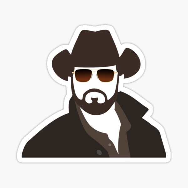 "Funny Men Rip Wheeler Christmas " Sticker for Sale by denhamma | Redbubble