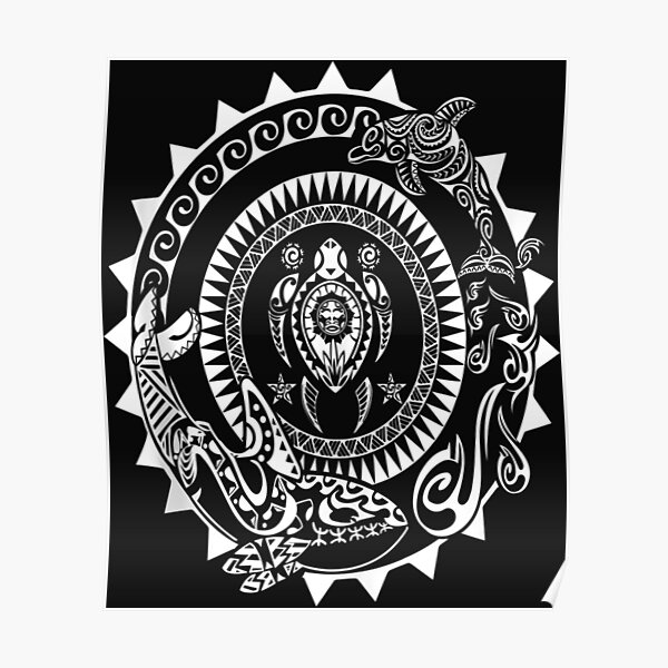 "Maori Polynesian Tattoo Orca Dolphin Turtle Scuba Diving Tank Top ...