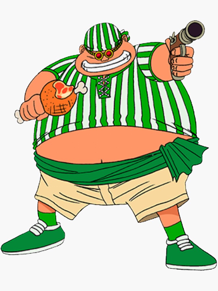 "One Piece Lucky Roux" Sticker for Sale by arantstor | Redbubble