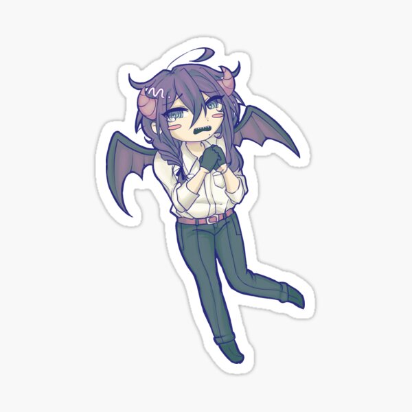 "Devilish Mayoi" Sticker for Sale by myomy65 | Redbubble