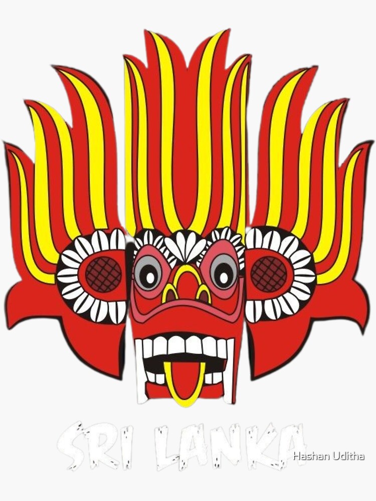 "Yaka Traditional" Sticker for Sale by HashanUditha | Redbubble
