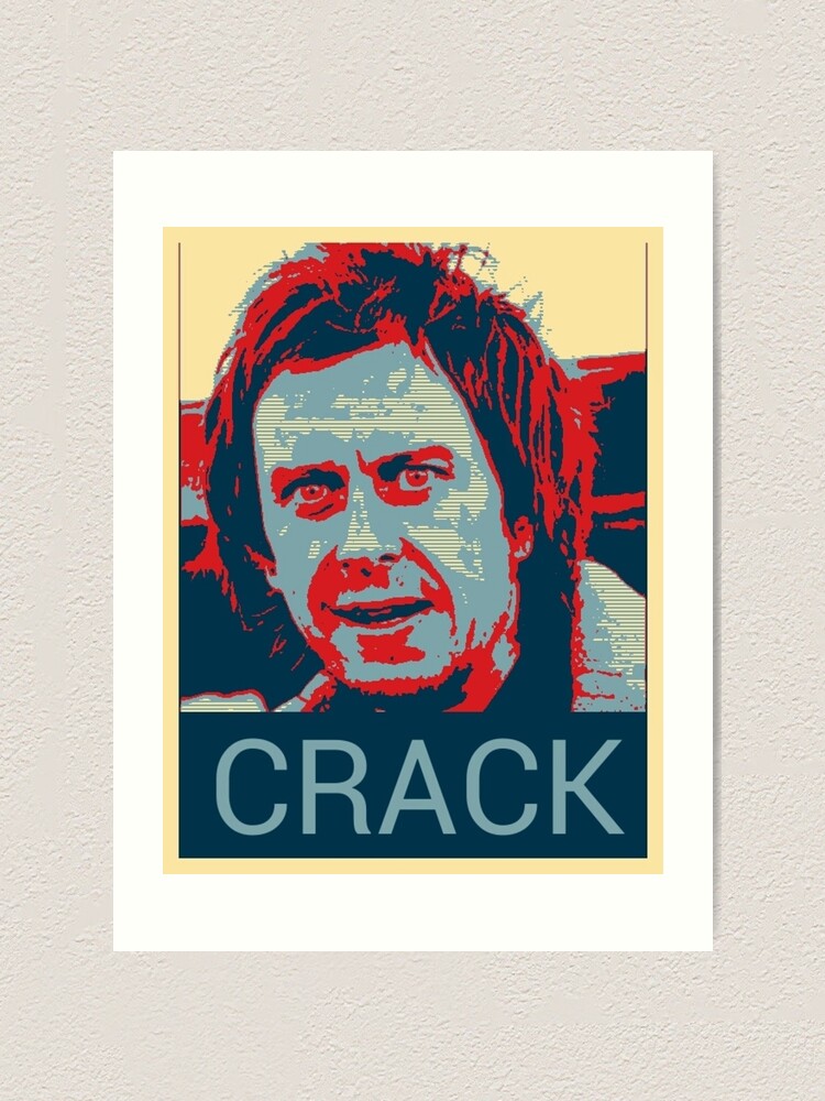 "Peep Show Super Hans Crack Poster" Art Print by hailtothethief | Redbubble