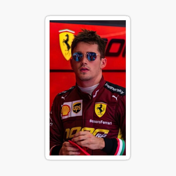 "Charles Leclerc" Sticker for Sale by jiyanmardani | Redbubble