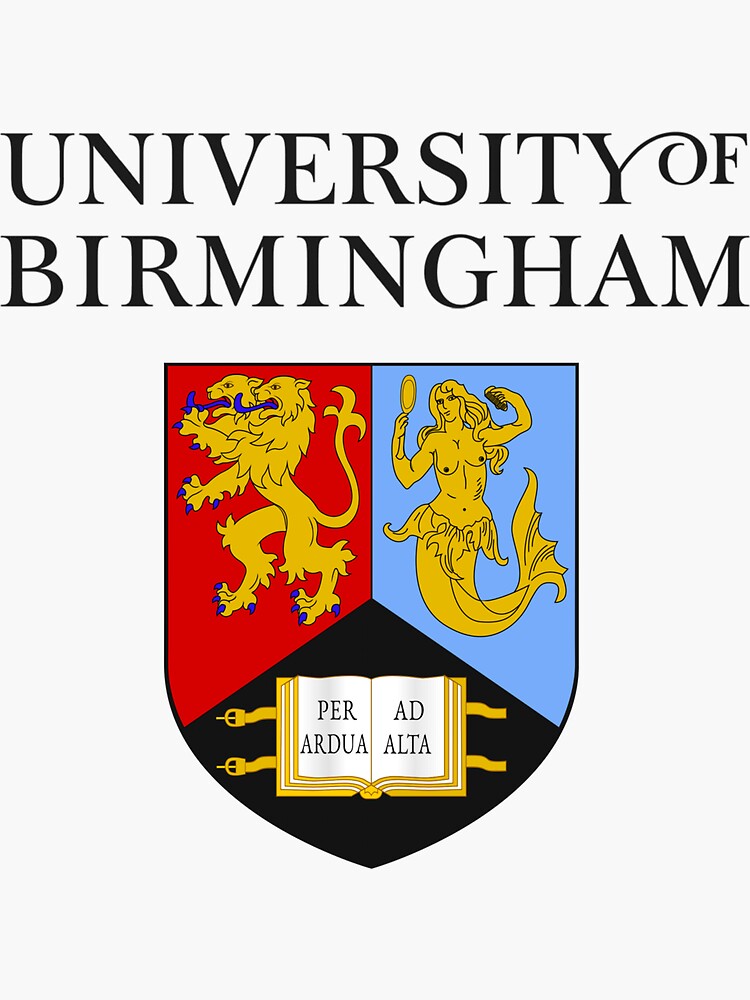 "University of Birmingham - Logo" Sticker for Sale by Darazshop | Redbubble