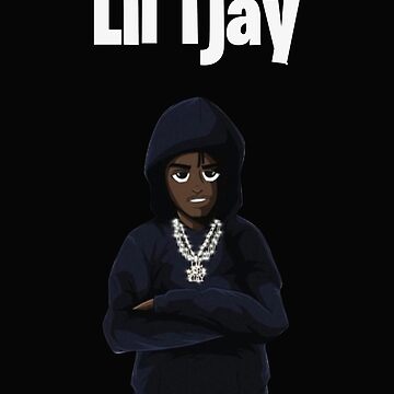 "Lil Tjay Cartoon Hoodie" Sticker for Sale by hoberpatto5 | Redbubble