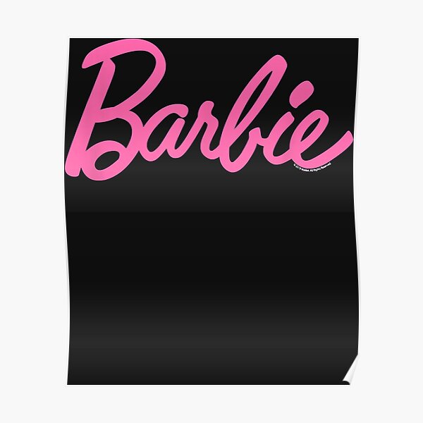 "Barbie logo" Poster for Sale by TinaSanchez25 | Redbubble