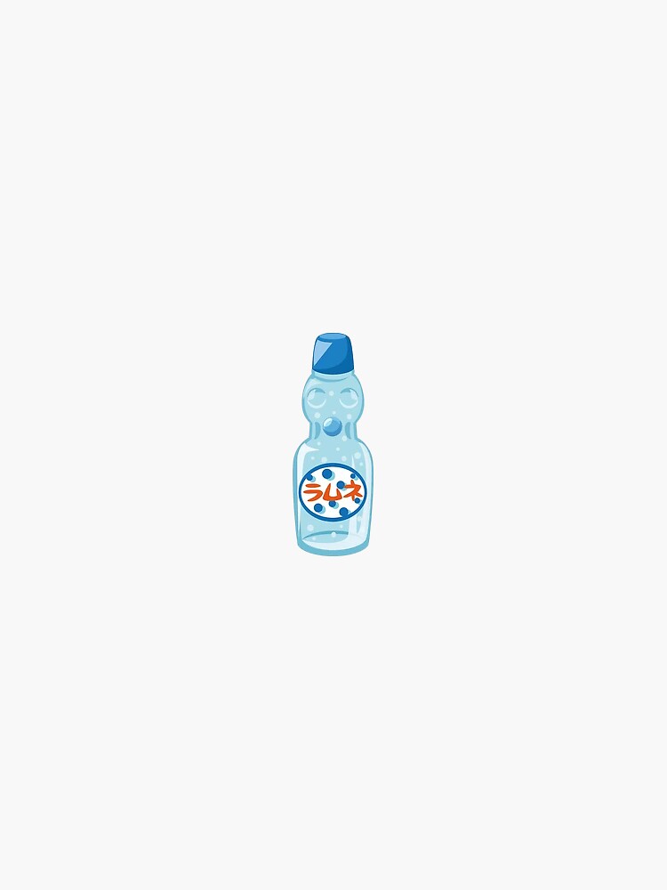 "Ramune Bottle Cartoon Japanese" Sticker for Sale by artsycarts | Redbubble