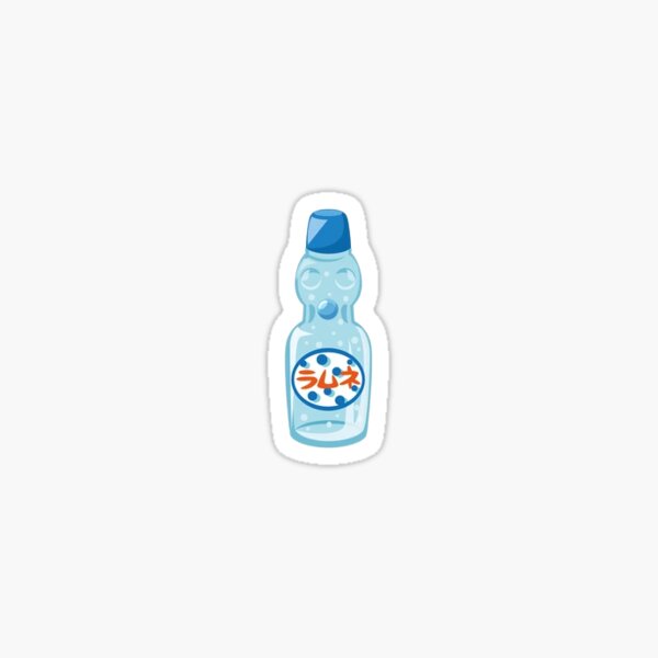 "Ramune Bottle Cartoon Japanese" Sticker for Sale by artsycarts | Redbubble