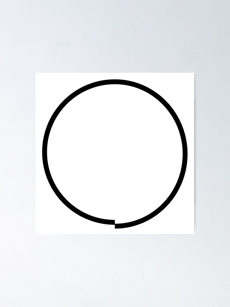 "Imperfect Circle" Poster for Sale by Snibel | Redbubble