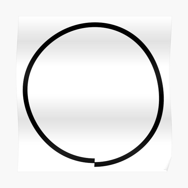 "Imperfect Circle" Poster for Sale by Snibel | Redbubble