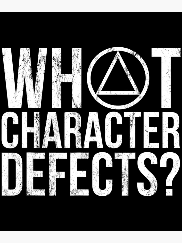 Póster «Qué Defectos de Carácter Alcohólicos Anónimos» de VertRais ...